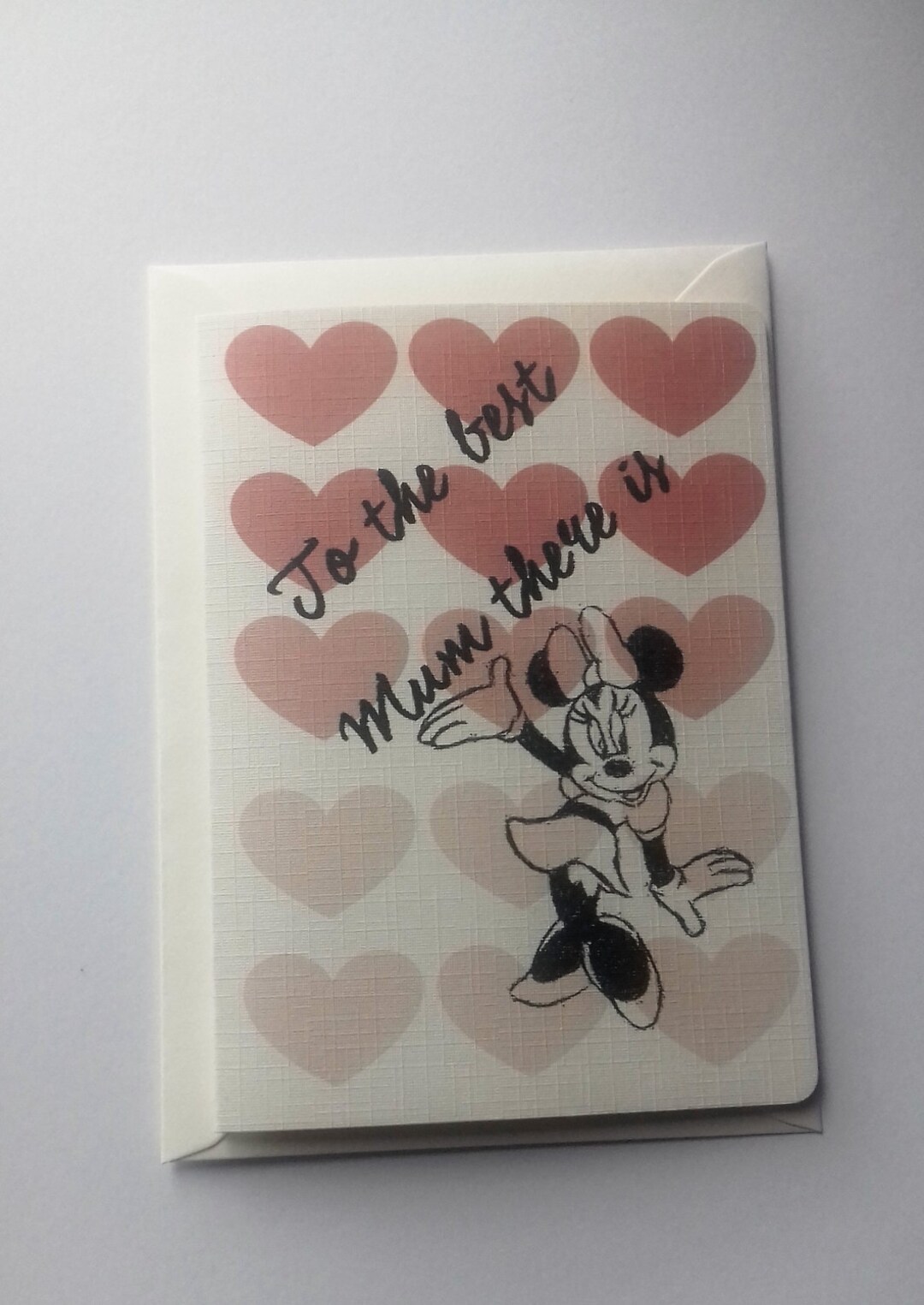 Minnie Mouse Mother's Day Card, Disney Mum Card - Etsy UK