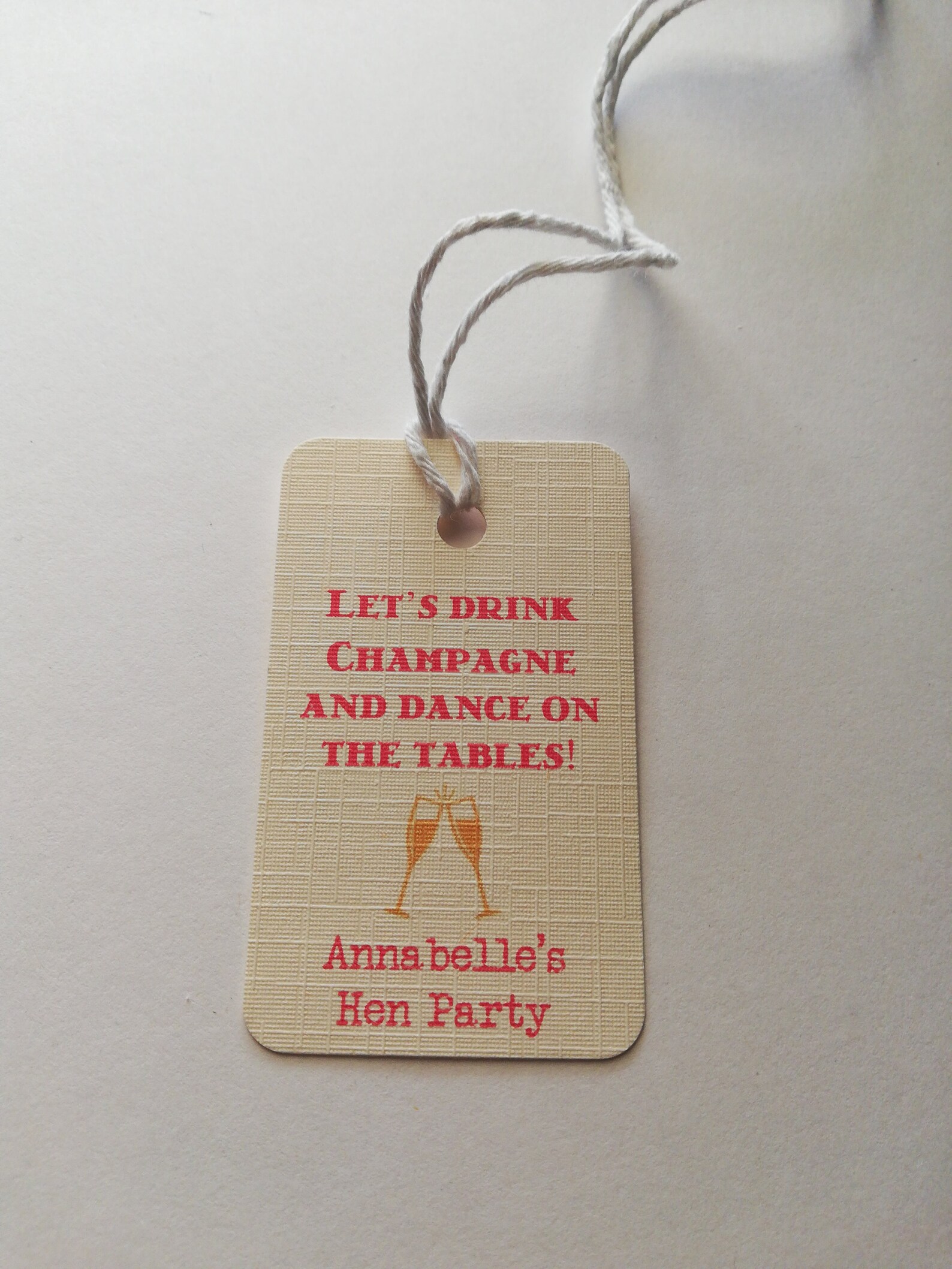 Champagne Hen Party Tags Hen Party Tags Bridal Shower Tags - Etsy UK