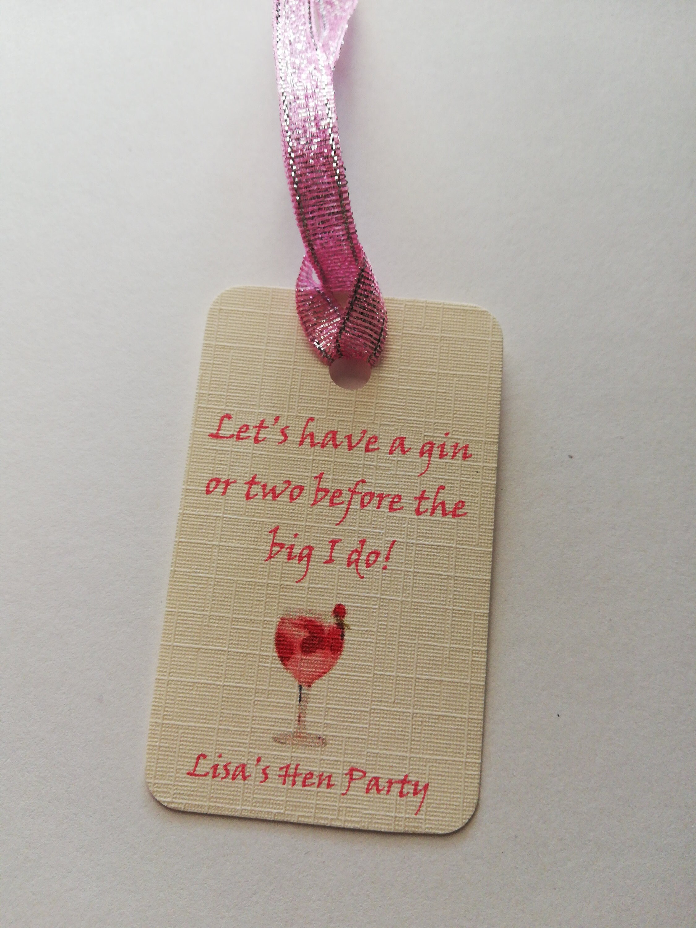 Gin Hen Party Tags Gin Tags Hen Party Tags Hen Party - Etsy