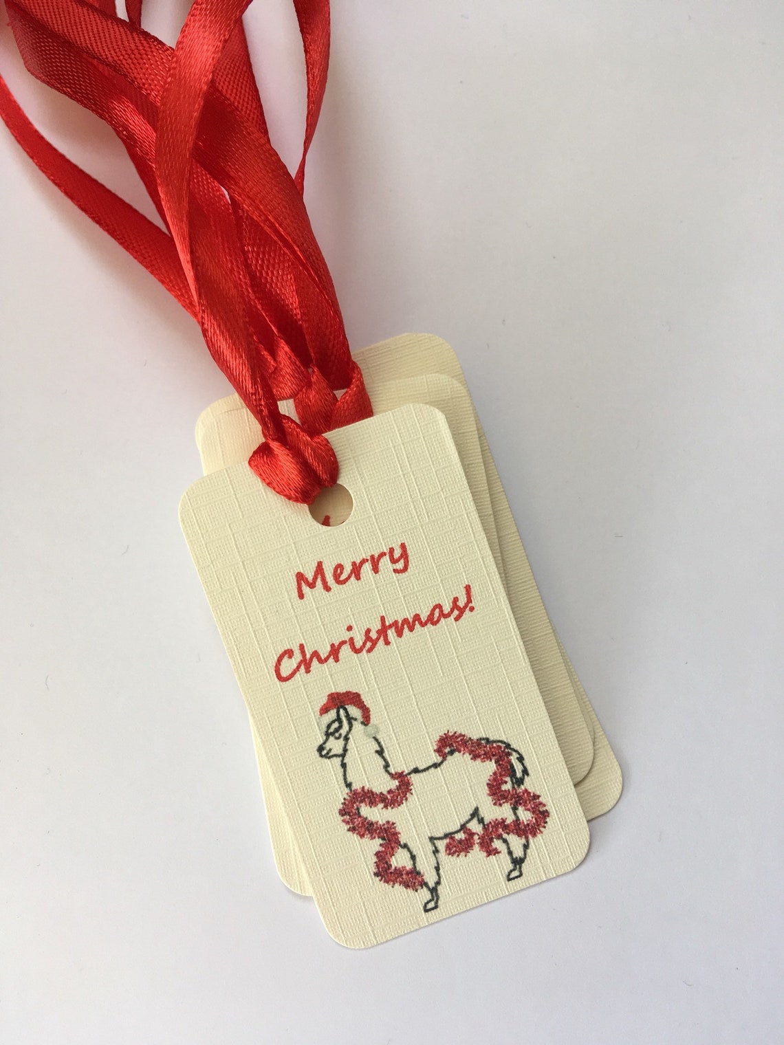 Christmas Gift Tag Christmas Llama Tags Llama Tags - Etsy UK