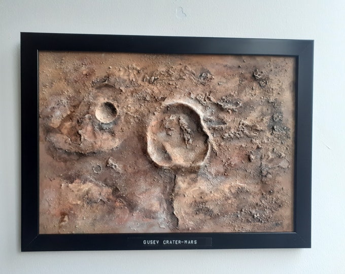 Gusev Crater Mars / Martian Landscape 3D Wall or Desk Art Display ...
