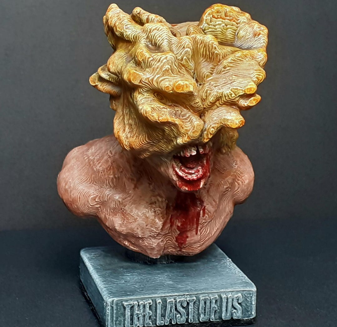 The Last of Us / TLOU Clicker Infected Display Bust Model Statue 3 ...