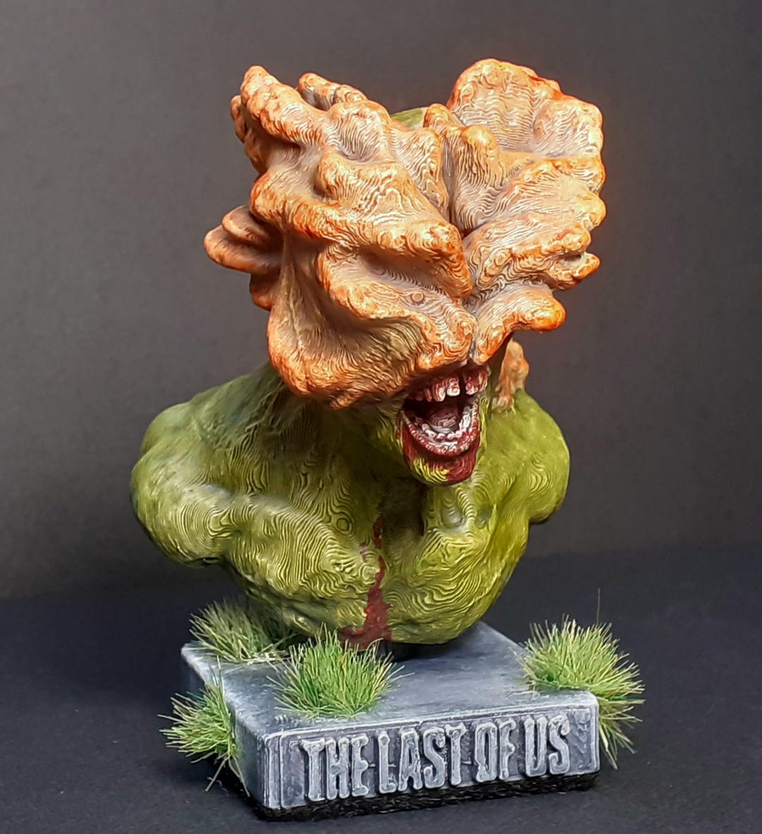 The Last of Us / TLOU Clicker Infected Display Bust Model Statue 2 ...