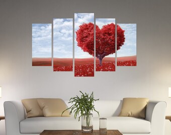Love Tree Print - Etsy