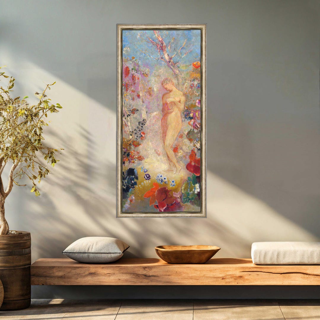 Pandora by Odilon Redon Canvas Print Reproduction With Framing Options ...