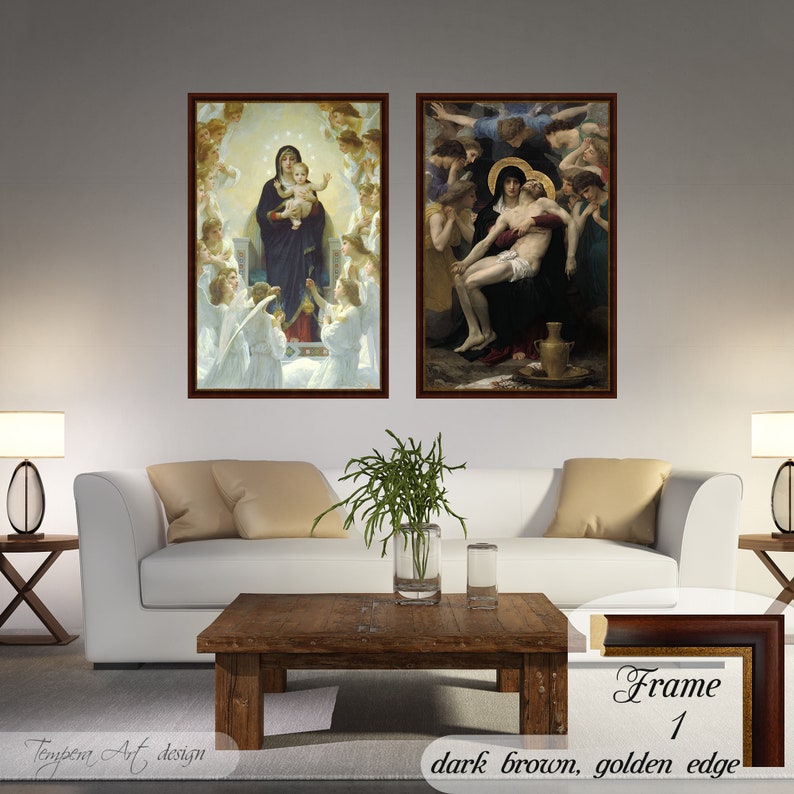 William-adolphe Bouguereau, Bouguereau Print, Virgin Mary and Christ ...
