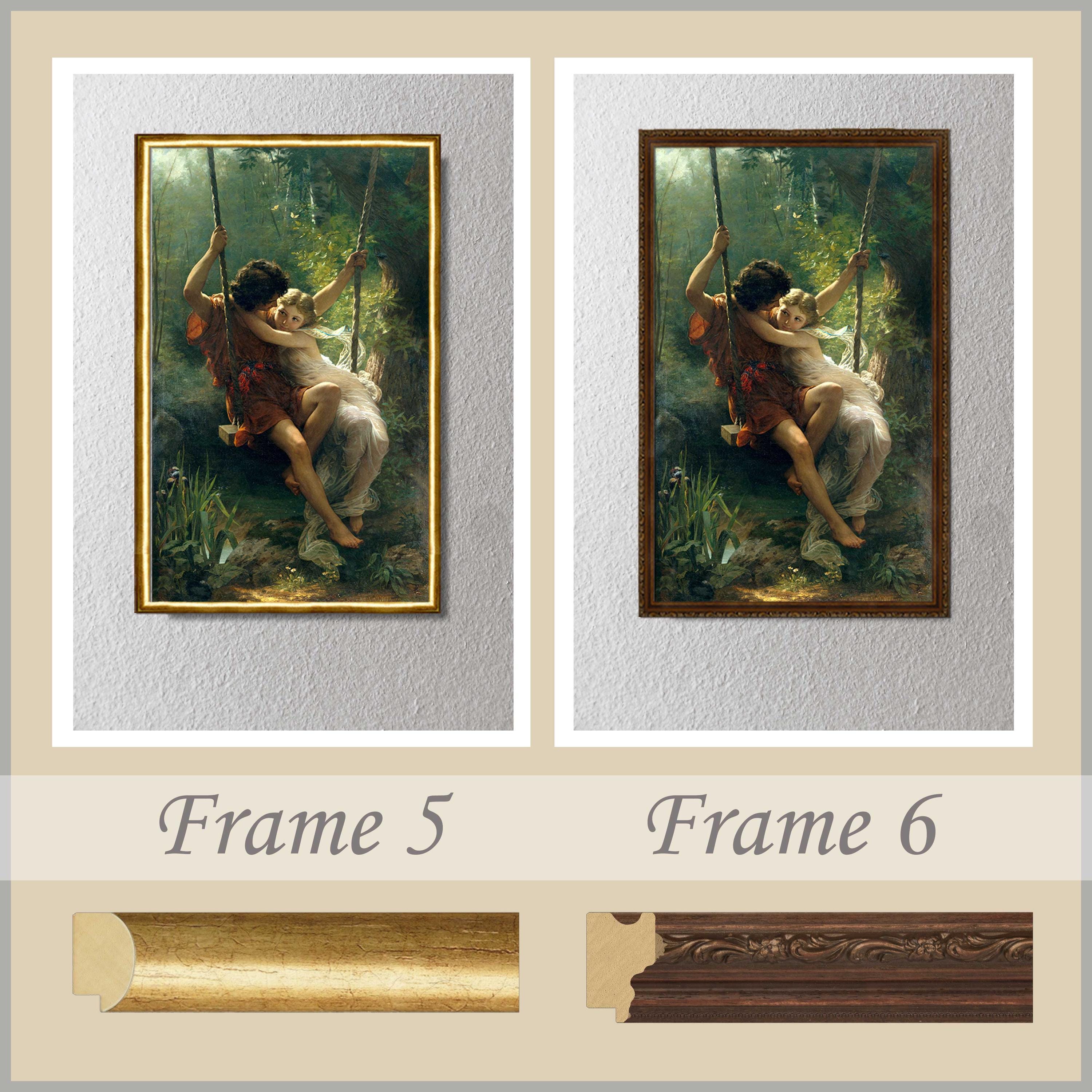 Pierre-auguste Cot - Springtime Vintage Print on Canvas, Reproduction ...