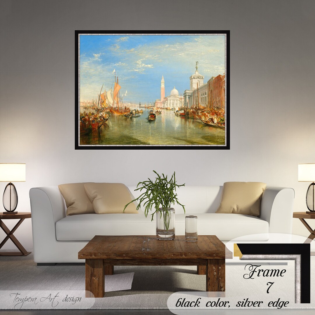 Joseph Mallord William Turner, Venice: the Dogana and San Giorgio ...