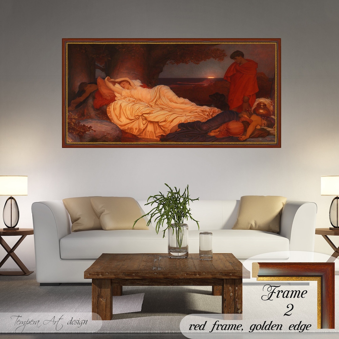 Frederic Leighton, Cymon and Iphigenia, Leighton Cymon - Etsy