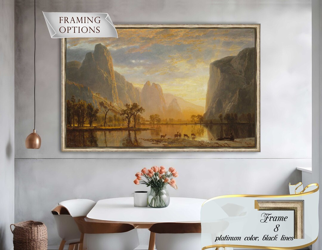 Large-scale Landscapes on Canvas Print, Looking Down Yosemite Valley ...