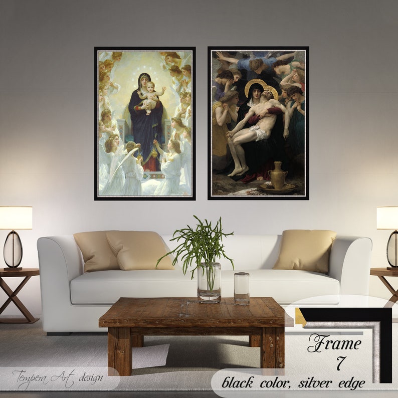 William-adolphe Bouguereau, Bouguereau Print, Virgin Mary and Christ ...