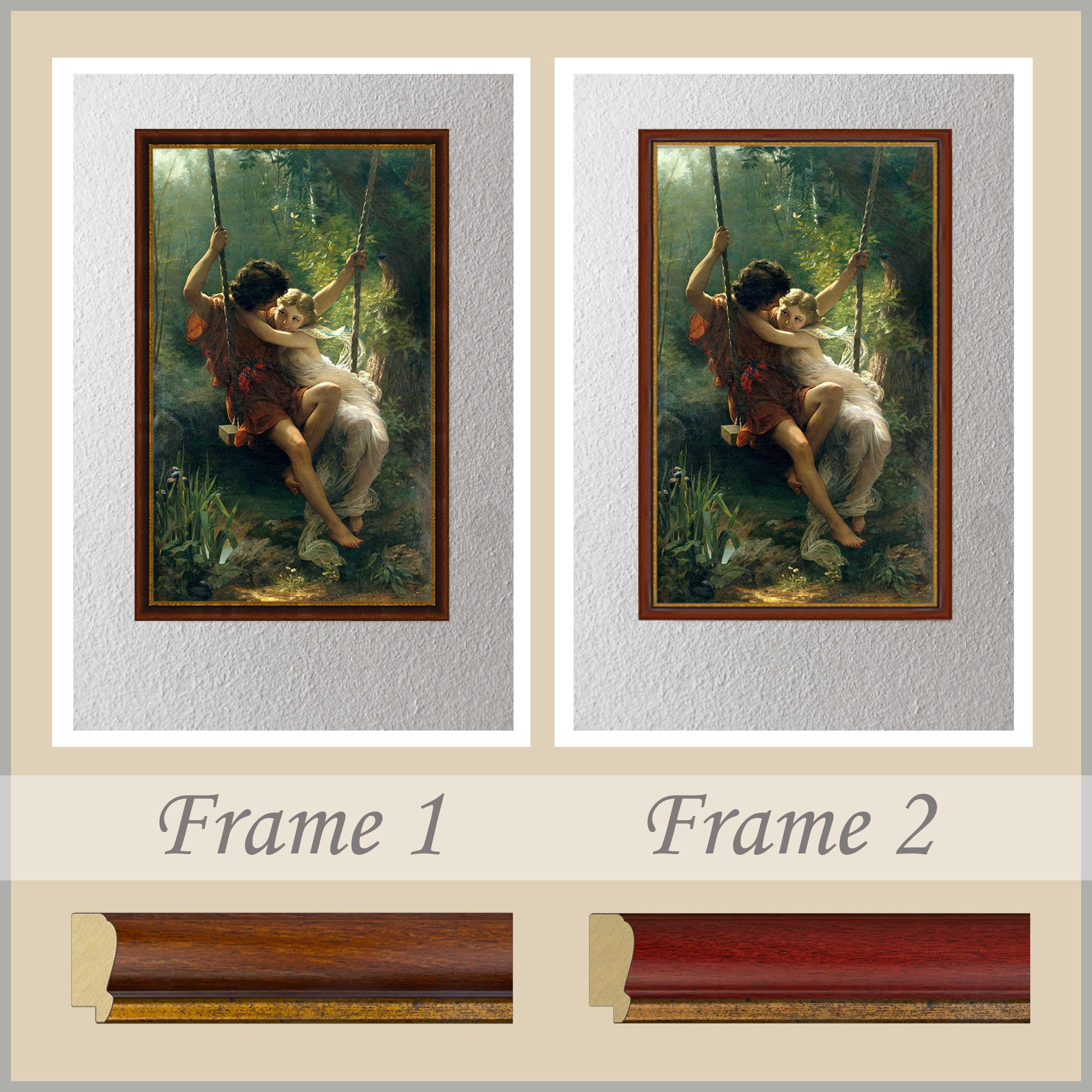 Pierre-auguste Cot - Springtime Vintage Print on Canvas, Reproduction ...