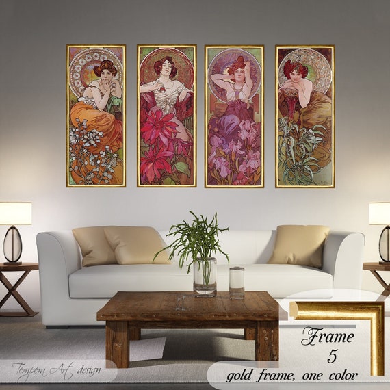 Mucha Gemstones Alphonse Mucha Print Gemstones Print Mucha - Etsy Australia