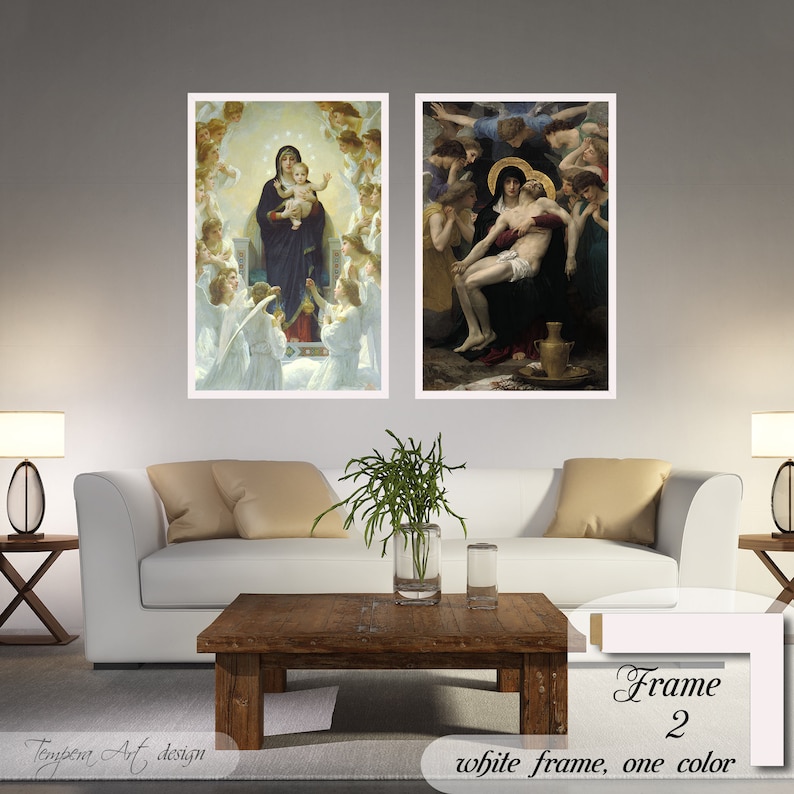 William-adolphe Bouguereau, Bouguereau Print, Virgin Mary and Christ ...