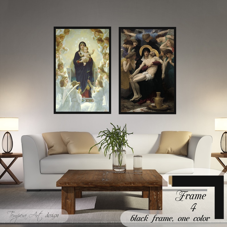William-adolphe Bouguereau, Bouguereau Print, Virgin Mary and Christ ...