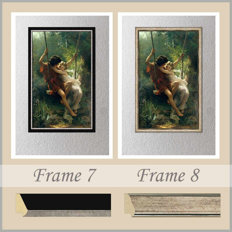 Pierre-auguste Cot - Springtime Vintage Print on Canvas, Reproduction ...