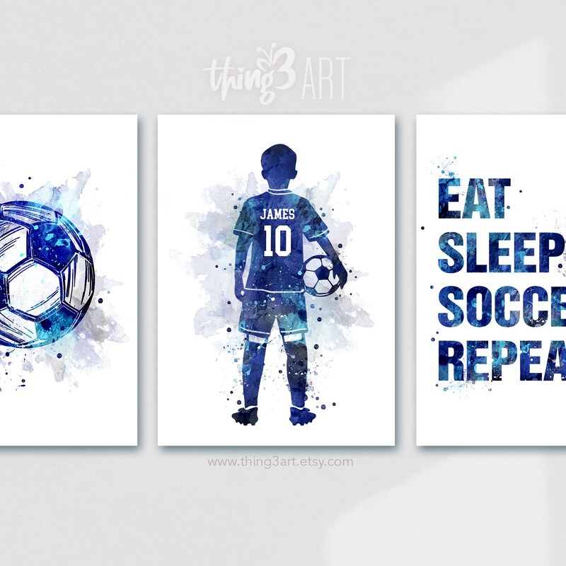 Soccer Print - Etsy
