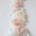 Couture Trim | Handcrafted Trim With Pleated Tule Flowers in Pastel ...