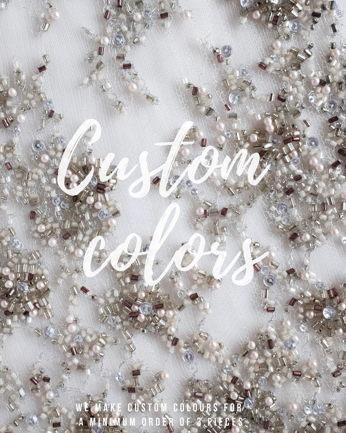 Beaded French Chantilly Silver Metallic Lace Embroidered - Etsy