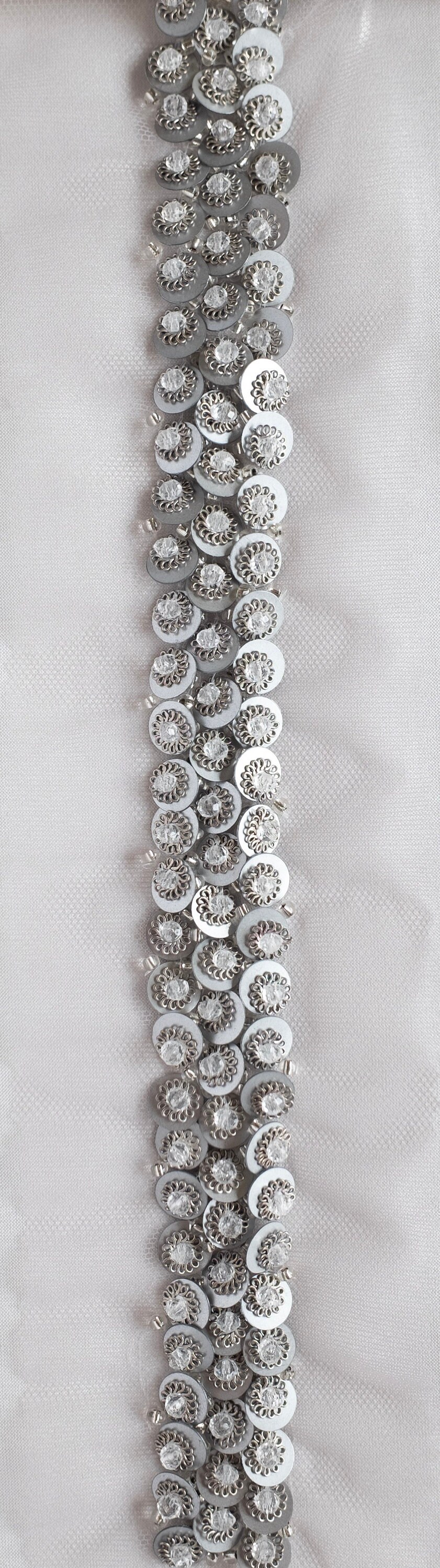 Vintage Trim Hand-embroidered Trim With an Antique Metallic - Etsy