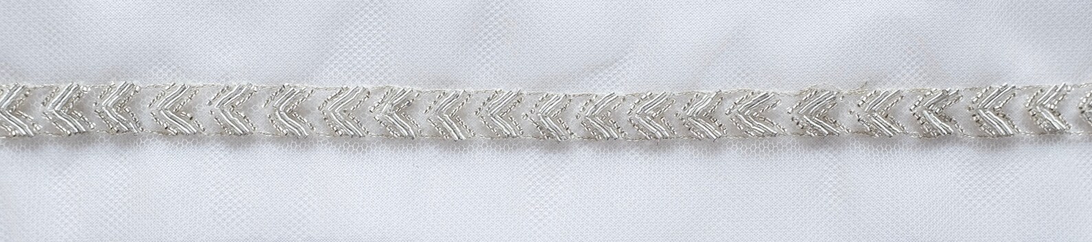 Beaded Trim A Slim Hand-embroidered Trim in a Chevron - Etsy