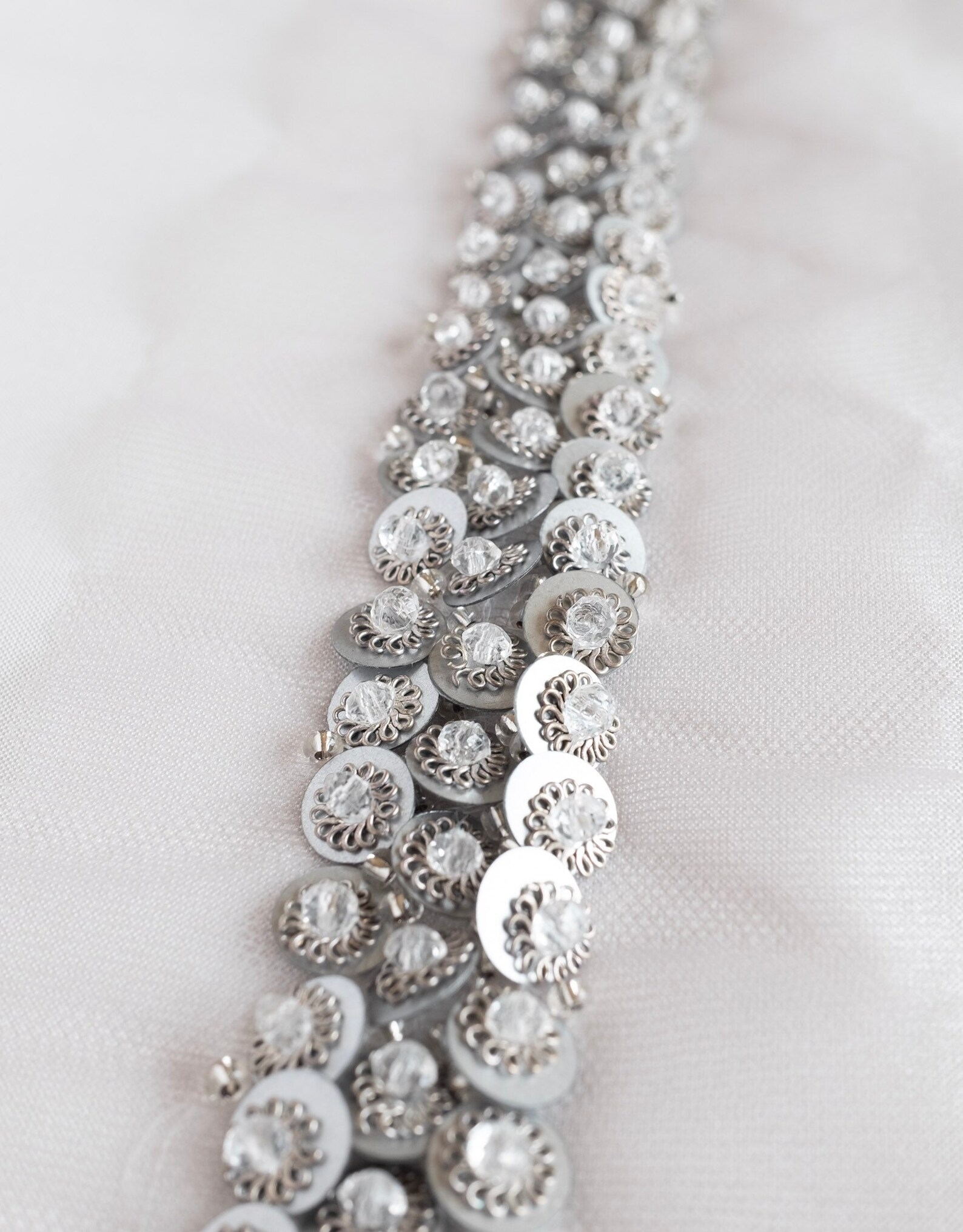Vintage Trim Hand-embroidered Trim With an Antique Metallic - Etsy