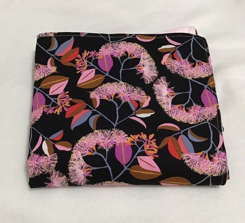 Australian Native Lilli Pilli Floral Baby Blanket Gum Blossom - Etsy