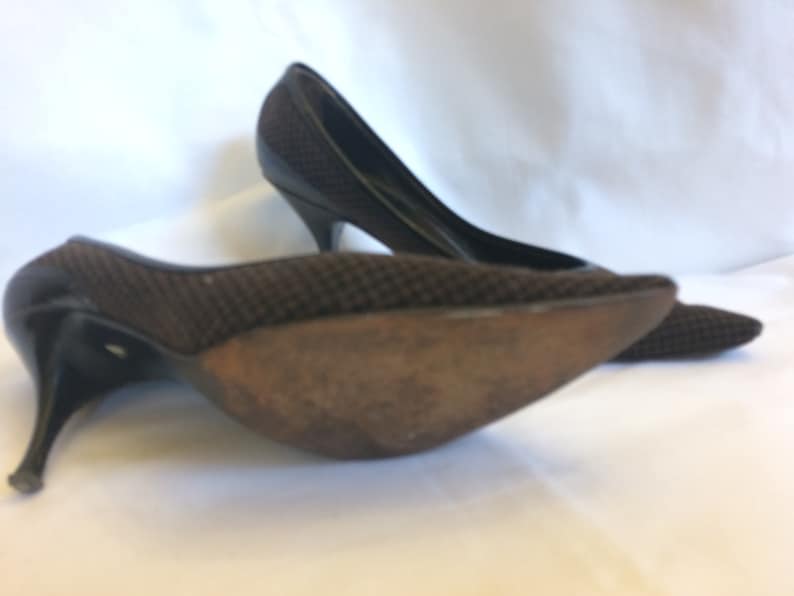 1950's Women's Winklepicker Brown Court Shoe UK5.5 - Etsy