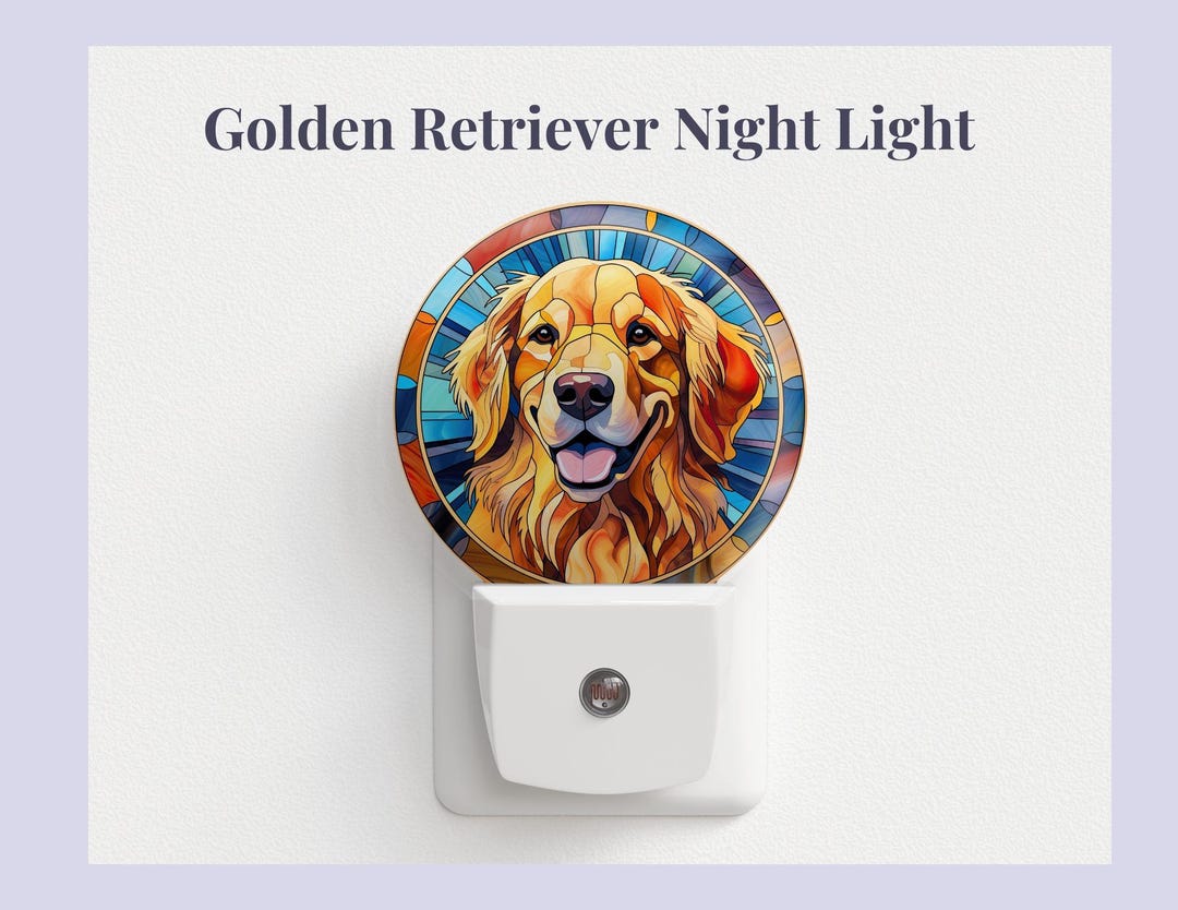 Golden Retriever Night Light - Etsy