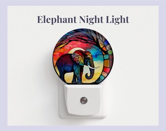 Elephant Safari Night Light Made Out of Rusted Steel Original Creation ...