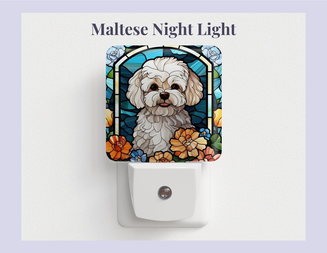 Maltese Night Light - Etsy