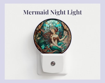 Mermaid Night Light | Night Light - Etsy