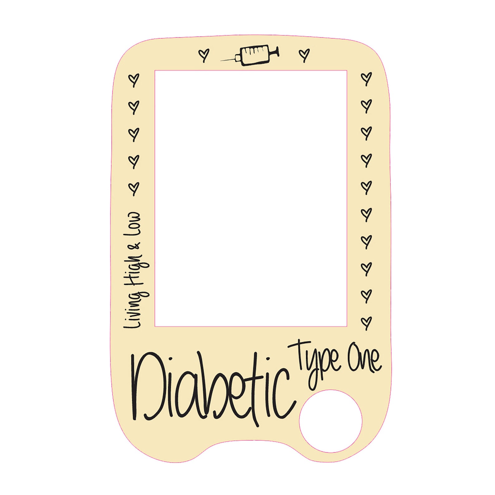 Type 1 Diabetic (yellow) - Freestyle Libre Reader & Sensor Stickers ...