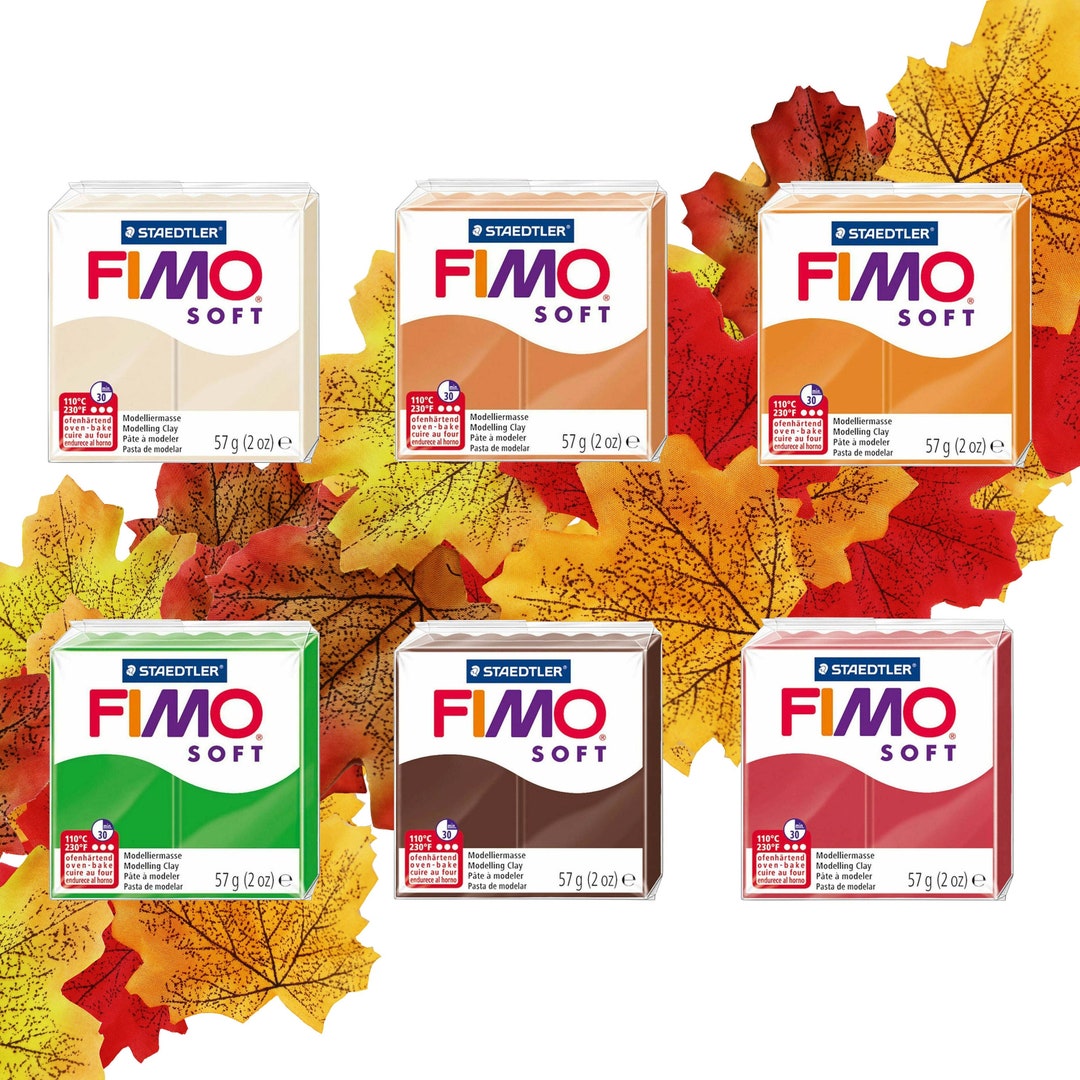FIMO Polymer Clay Modelling Clay Soft Autumn 6 Pack - Etsy