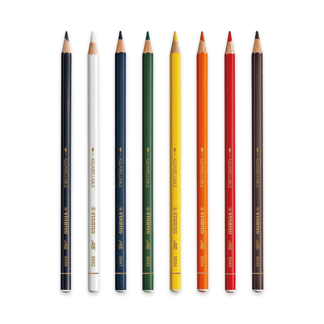 STABILO All Graphite and Colouring Pencils Almost All Surfaces 8 ...