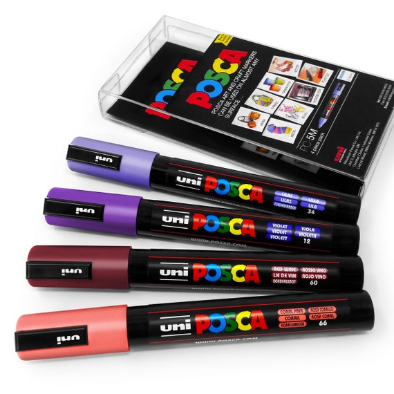 Markers Uni Posca Paint Marker Pens PC-3M Full Professional Set of 32 ...