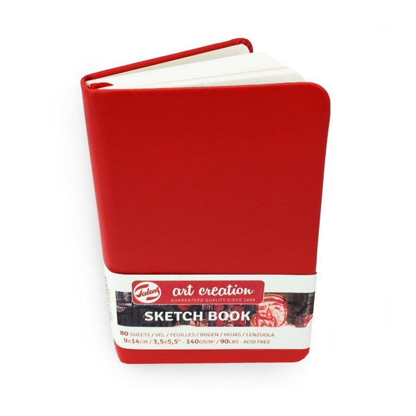 Red Sketchbook - Etsy