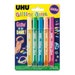 UHU Glow Glitter Glue Glow in the Dark 10ml Tubes 5 Assorted Colours ...