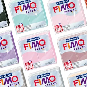 FIMO Effect Polymer Oven Modelling Clay 37 Colours Oven Bake Moulding ...