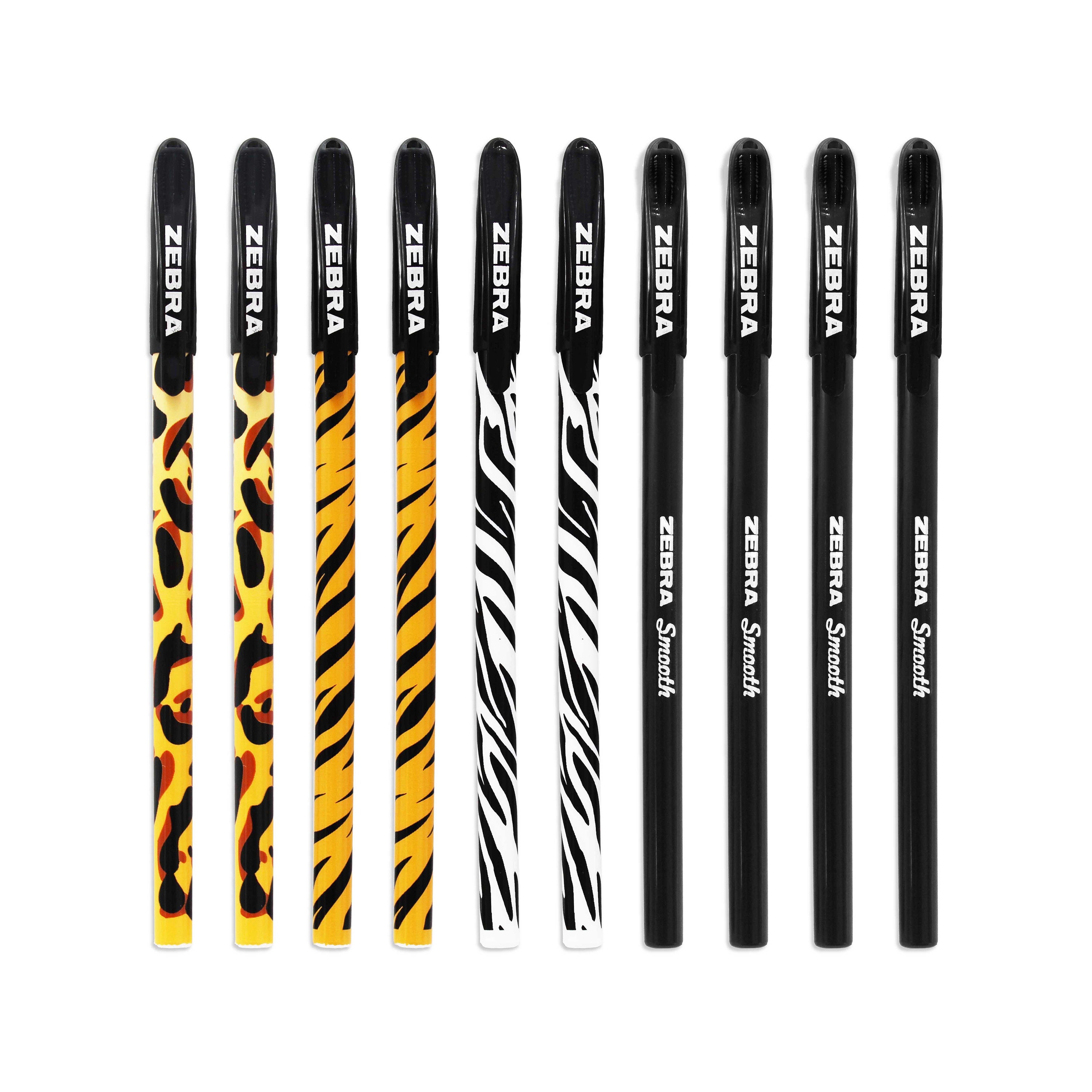Zebra Doodler'z Ballpoint Pen Set Pack of 10 Black Ink - Etsy