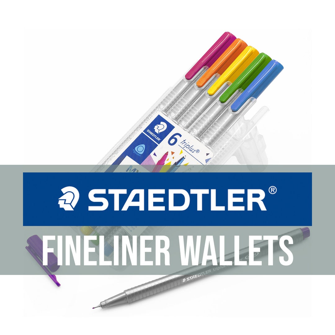 Staedtler Triplus Fineliners Various Packs Gift Sets of 6 Fine Line ...