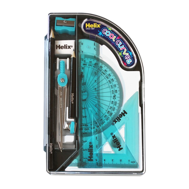 Helix Cool Curves Maths Geometry Exam Set 9 Piece Assorted - Etsy