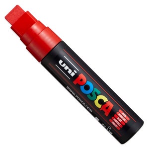 POSCA PC-17K Art Paint Marker Pens XXL Broad Chisel Nib Tip Set of 10 ...