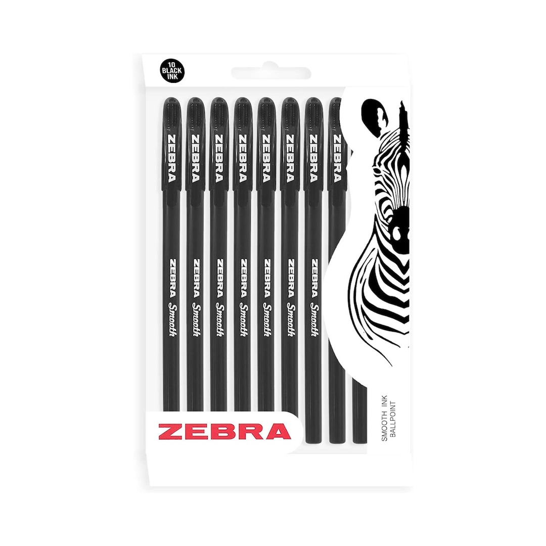 Zebra Doodler'z Stick Gel Ballpoint Pen Smooth Black - Etsy