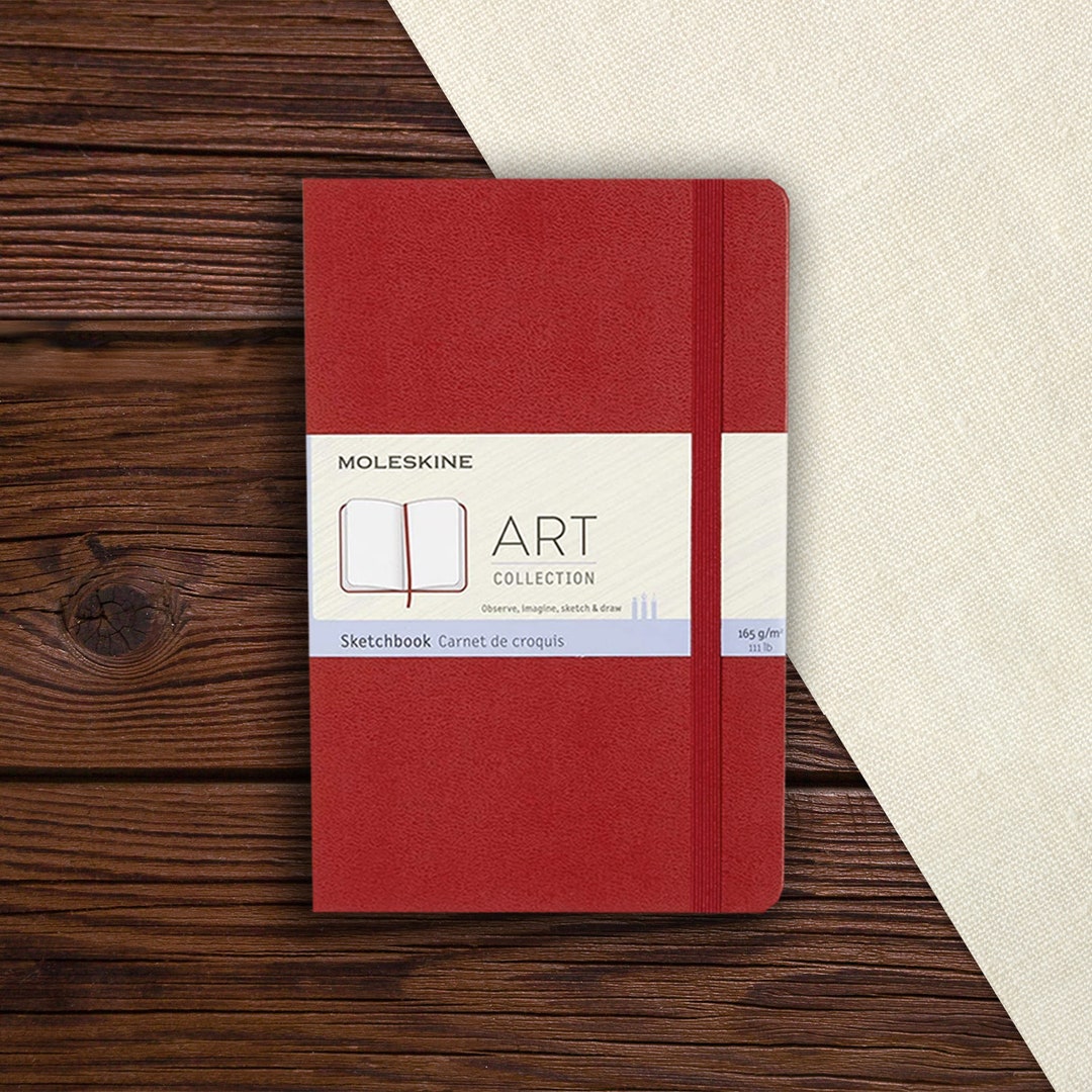 Moleskine Medium Size Art Sketchbook, Sketchbook for Drawings, Hard ...