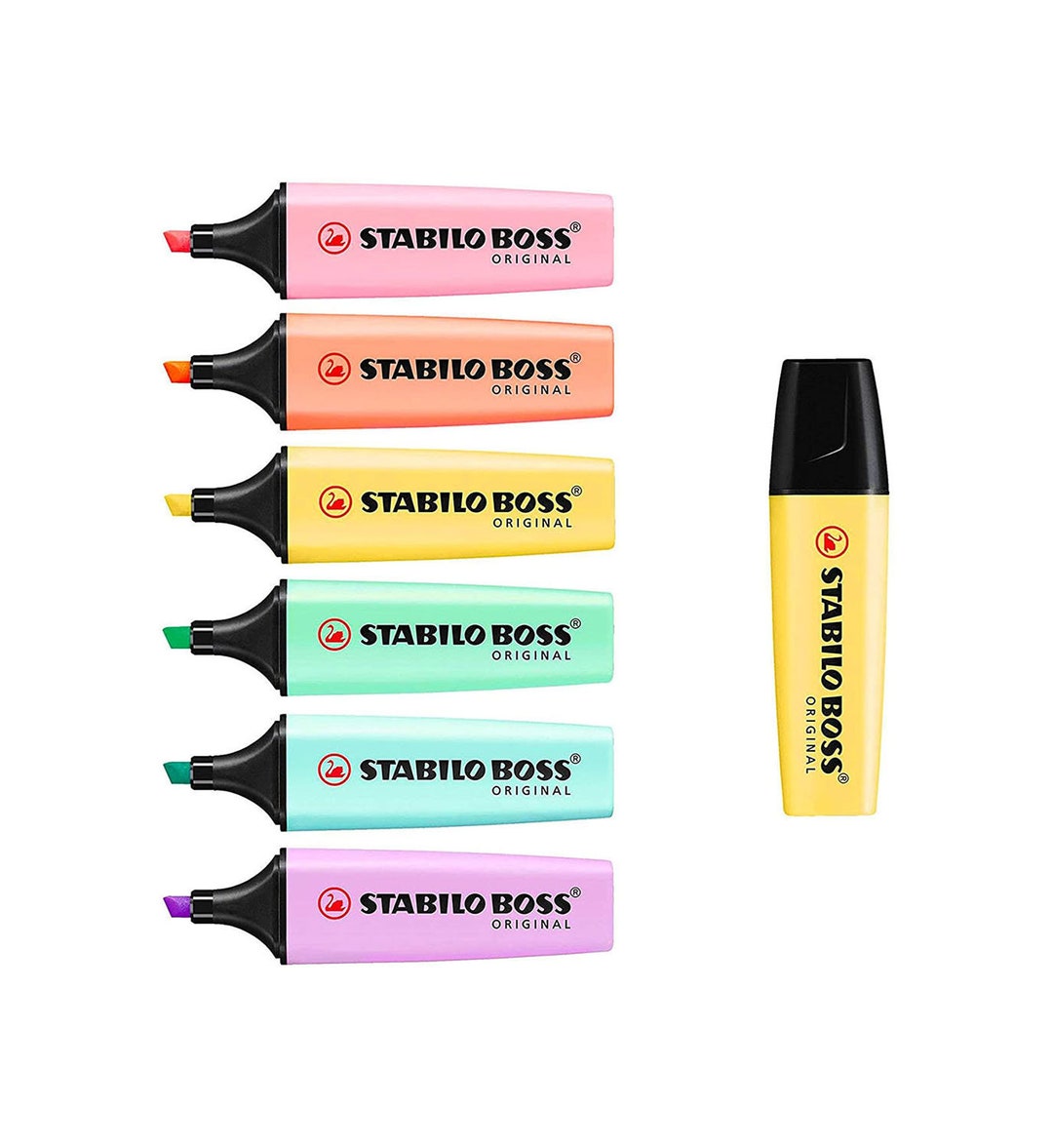 Highlighter STABILO BOSS ORIGINAL Pastel Highlighter - Etsy