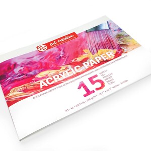 Royal Talens Art Creation A3 Acrylic Paper 15 Sheets 290 Gsm Landscape ...