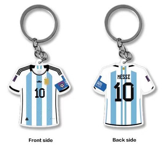 Lionel Messi World Cup Argentina National Team Keyring - Etsy Canada