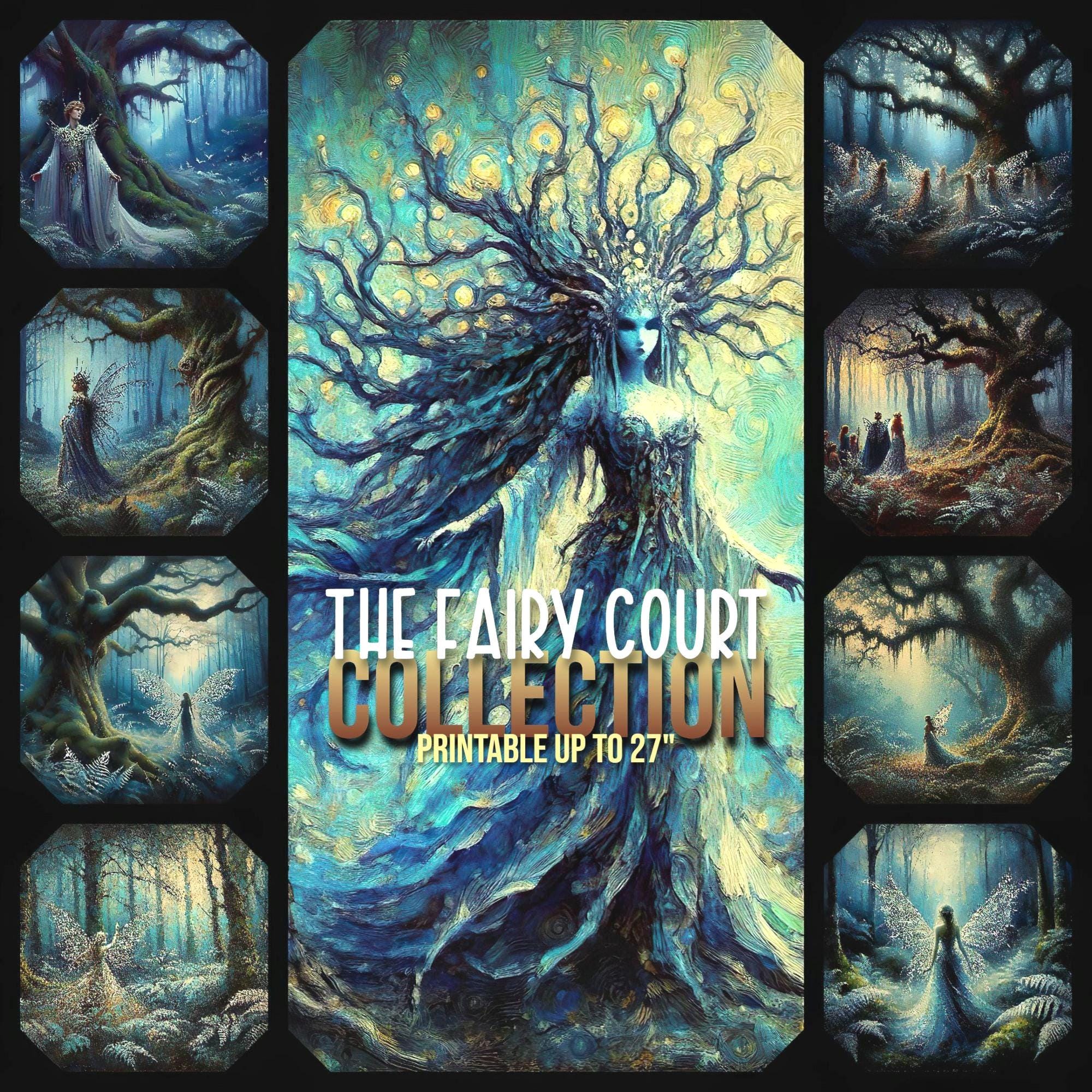 Fairy Court Collection • 9 Fantasy Forest Whimsigoth Printables ...