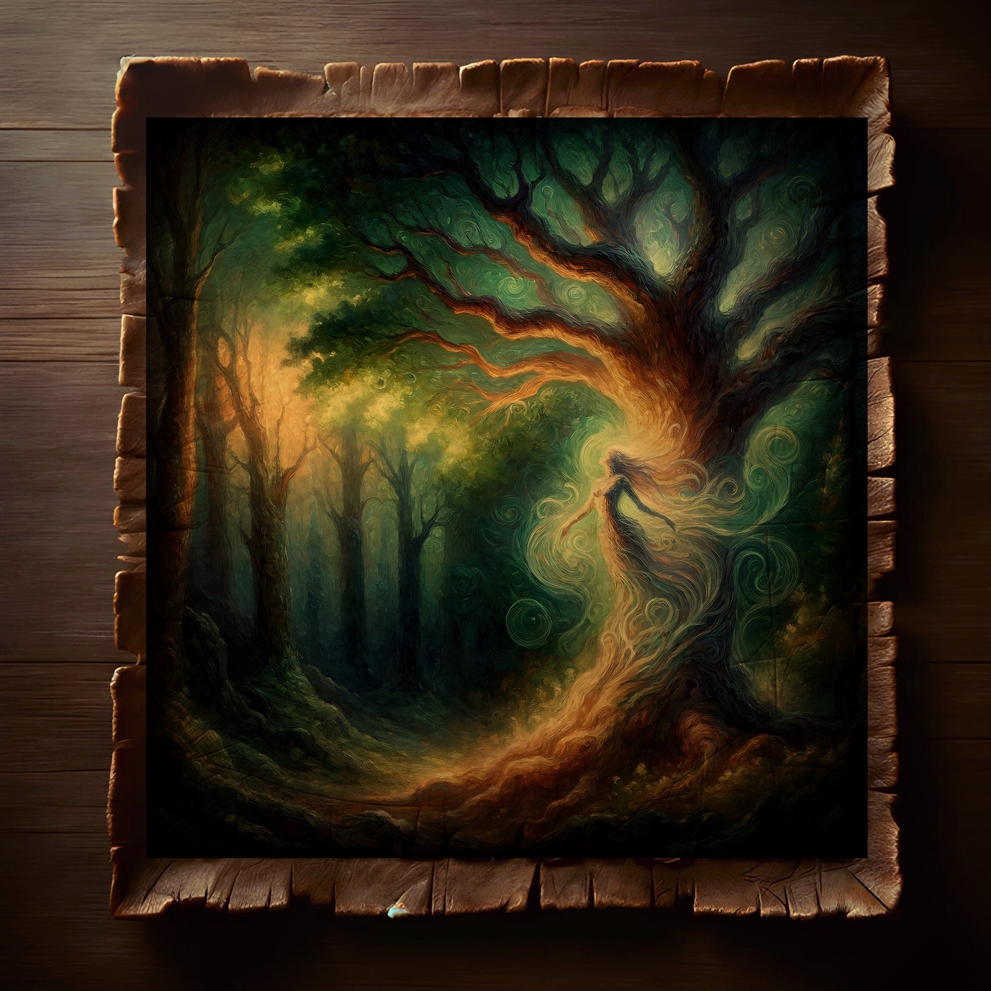 Grove Spirits Post-impressionist Bundle of 6 Fantasy Forest Whimsigoth ...